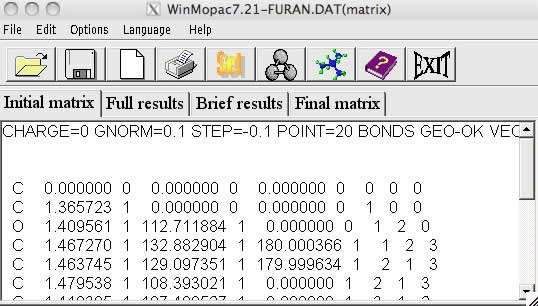 MOPAC計算環境の構築 – http://www.pirika.com/wp/